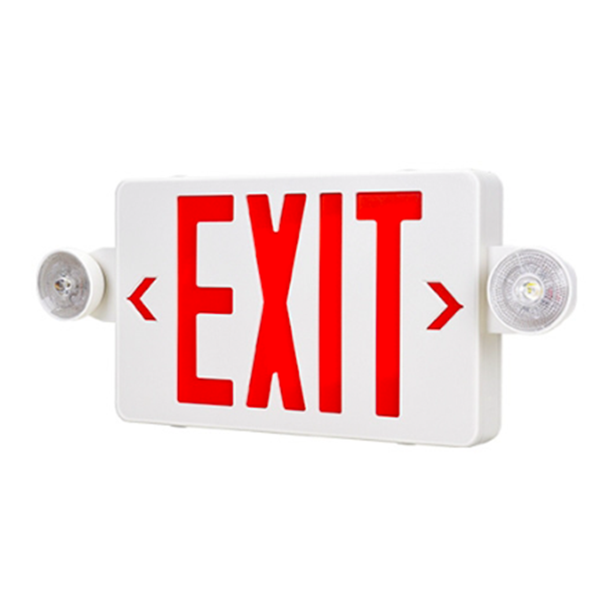LED Emergency Exit Sign with Lights, Red - EMR-EXITDUAL-R — West ...