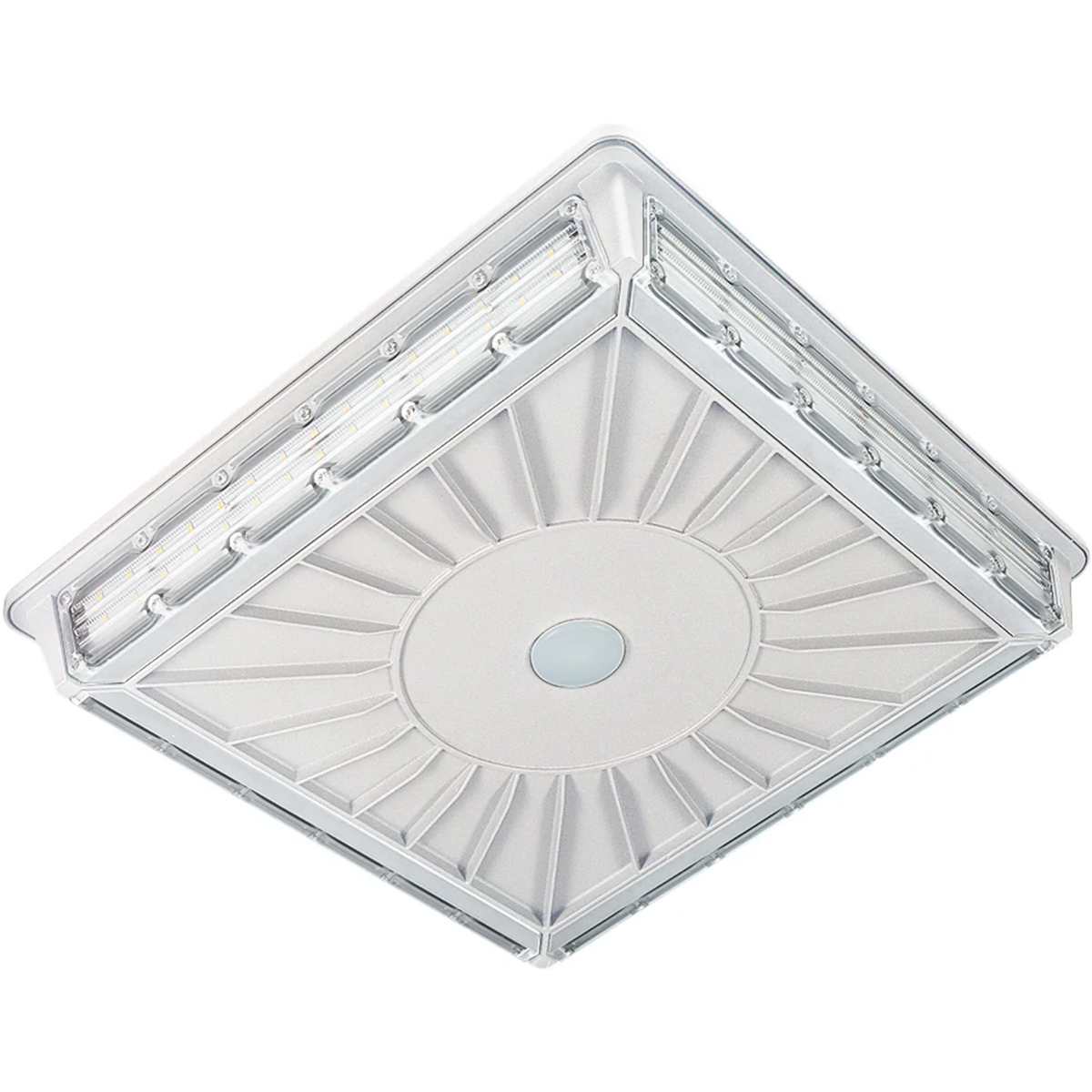 White Parking Garage Canopy 45W, 4000K — West Durable Lighting VIP